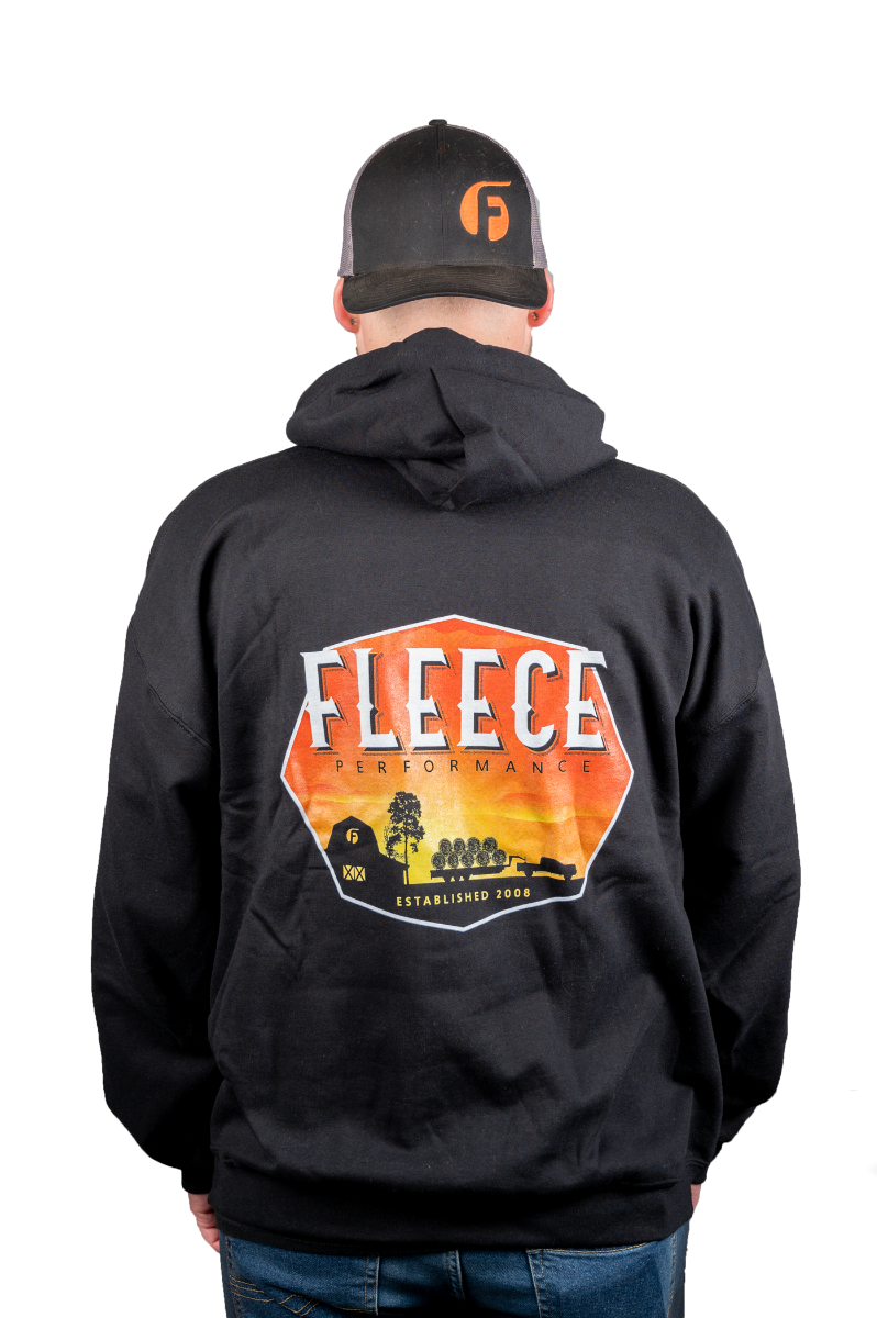 Fleece "On The Farm" Hoodie: Performance Apparel